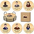 Amazon.com: HSSPIRITZ New Girl Cork Coasters Set of 6, Funny Novelty ...