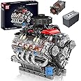 Mould King 10171 V8 Engine Building Blocks Sets, V8 Engine Model kit ...