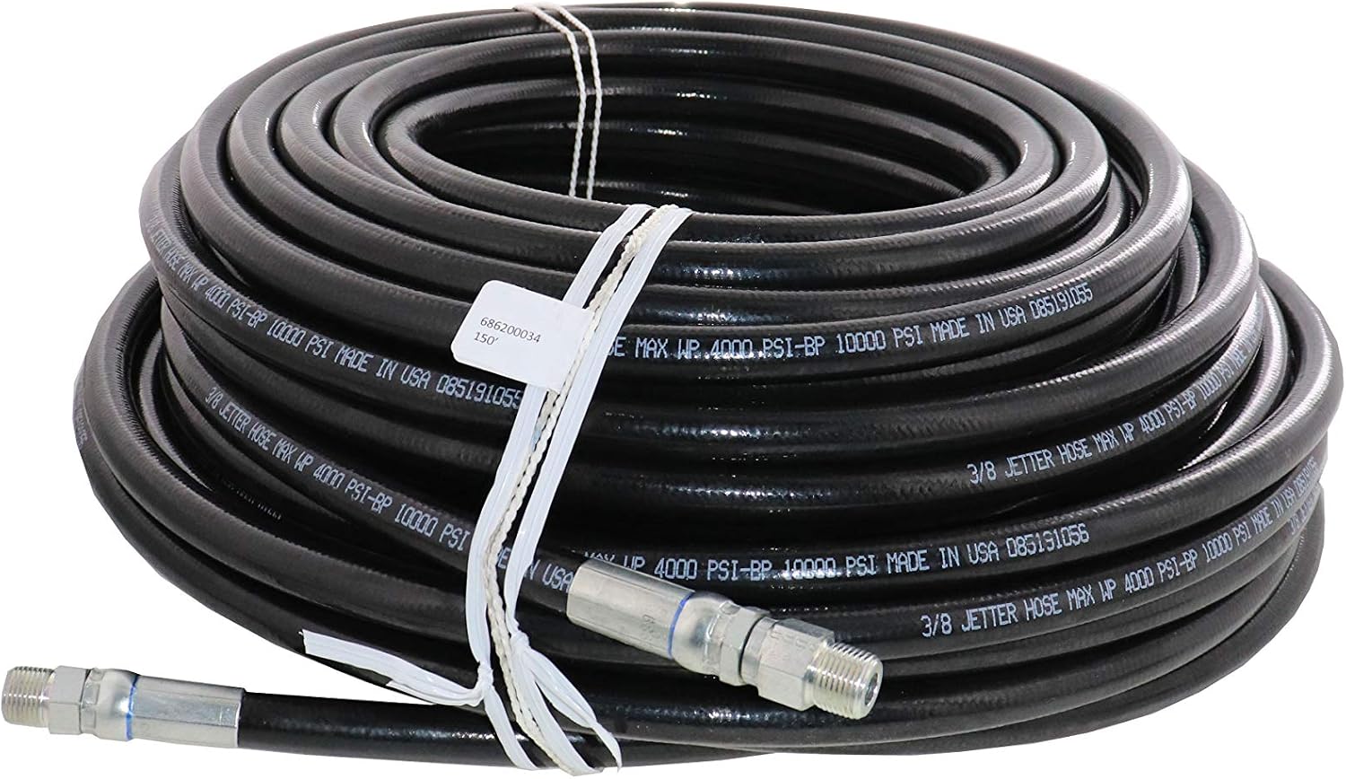 Amazon.com: Schieffer 4000 PSI 3/8" x 150' Thermoplastic Sewer Jetter ...