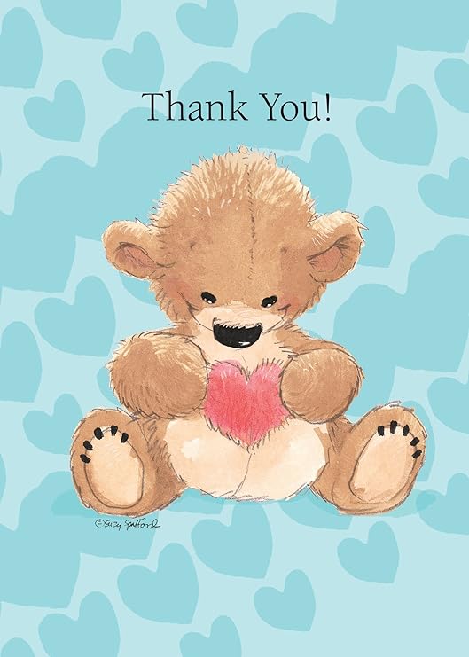Amazon.com: Suzy's Zoo Assorted Thank You Greeting Card 6-Pack 10154 ...