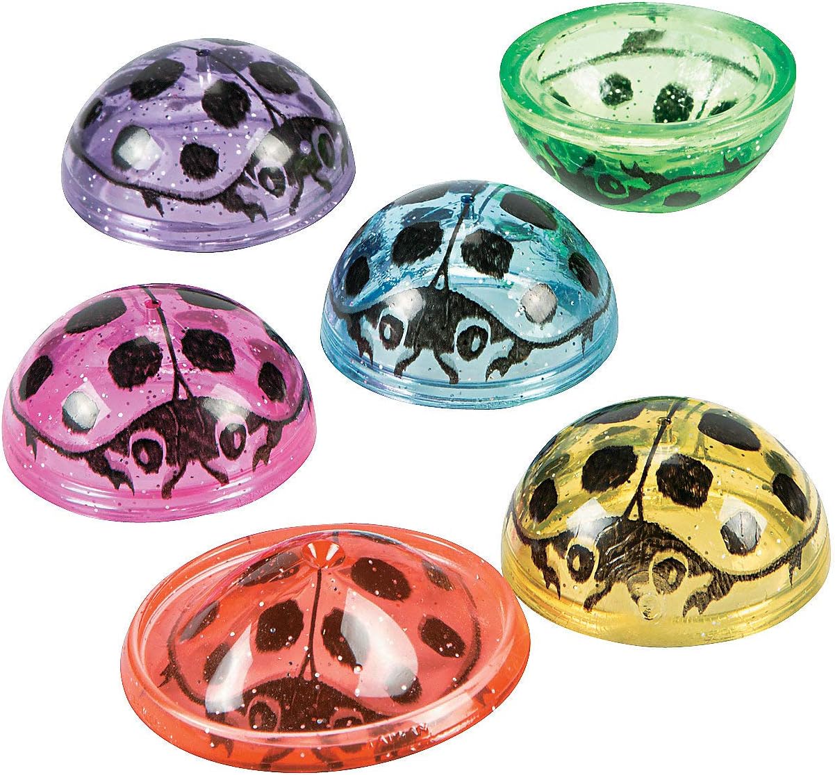 Amazon.com: Lady Bug Glitter Popper Toys - Set of 12 Pop Ups - Party ...