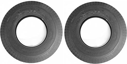 Automotive Two Open Mobile Home Trailer Tires On Rims 7X14.5 7-14.5 14. ...