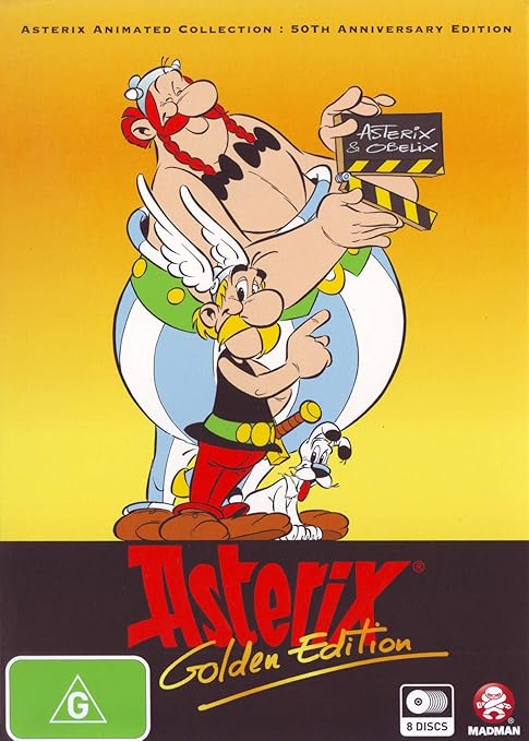 Asterix Animated Collection - 50th Anniversary Edition 8XDVD PAL REGION ...