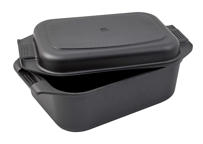 Karcher 2-in-1 Induction Roasting Tin with Lid/Baking Dish, Cast ...