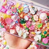 Amazon.com: FULUSODO 60pcs Slime Charms Cute Set, Bulk Mixed Resin ...