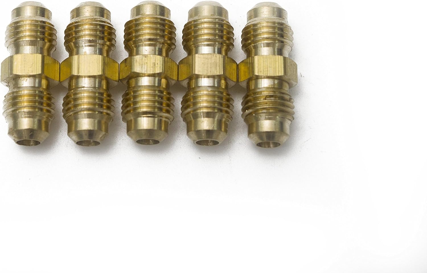 Amazon.com: LTWFITTING Brass 1/4" Flare x 1/4" NPT Male Flare Union, Brass Flare Tube Fitting ...