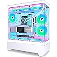Amazon.com: FOIFKIN PC Case - Pre-Installed 6 PWM ARGB Fan, ATX Mid ...