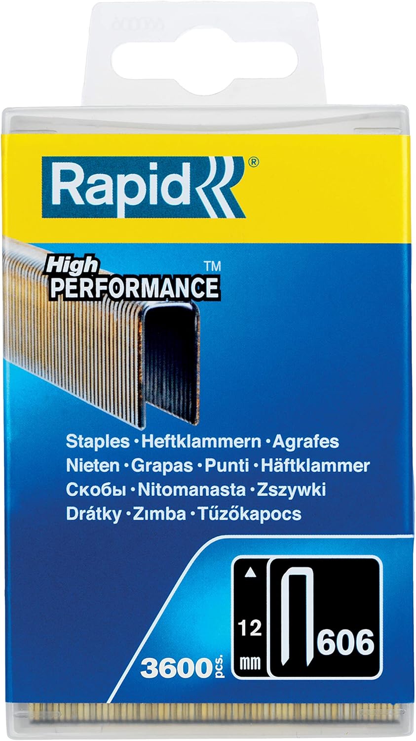 Rapid High Performance No.606 Resin Coated Narrow Staples, Leg Length ...