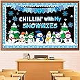 Amazon.com: Winter Snowman Bulletin Board Set Winter Christmas Bulletin ...