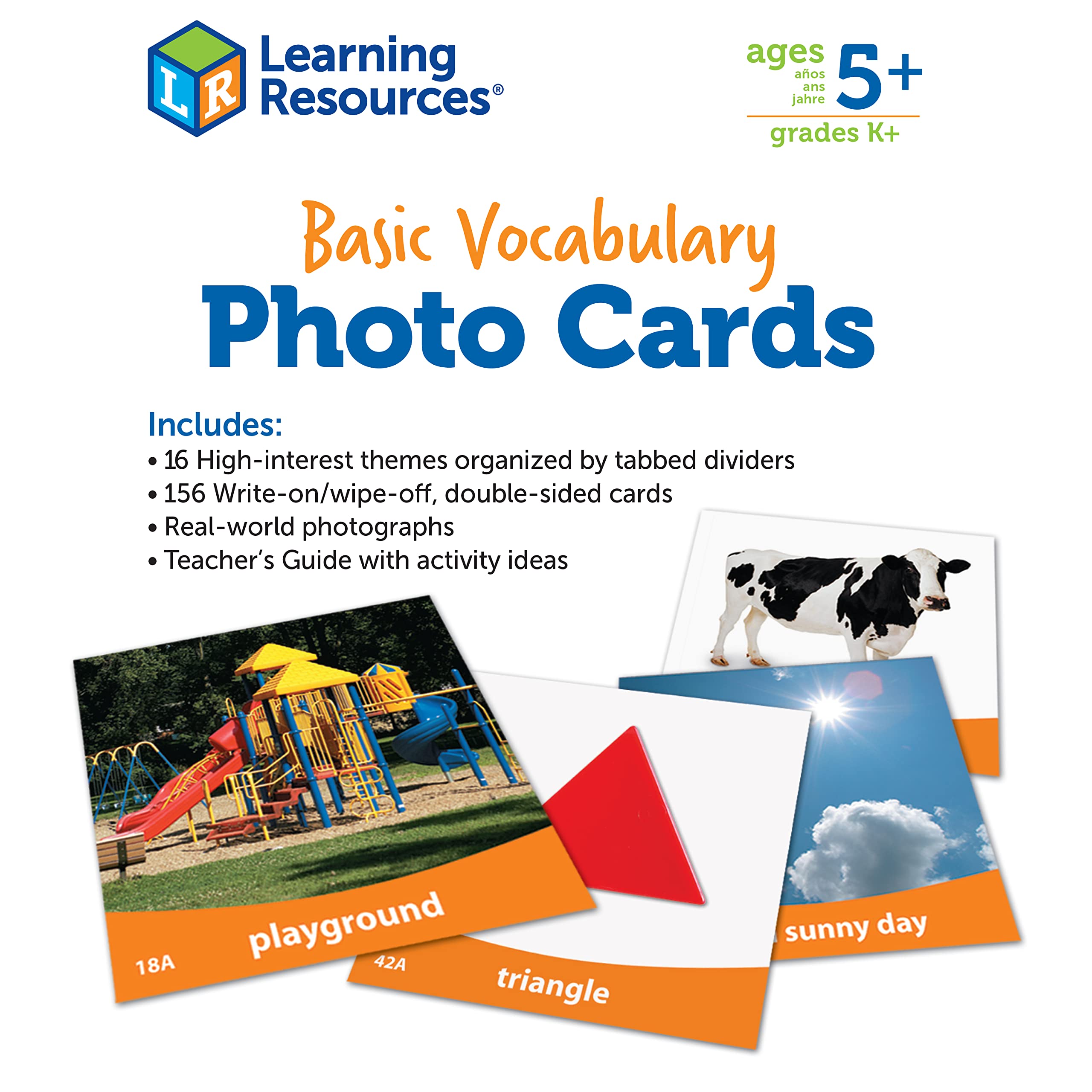 Mua Basic Vocabulary Photo Cards, Vocabulary/Phonics Learning ...