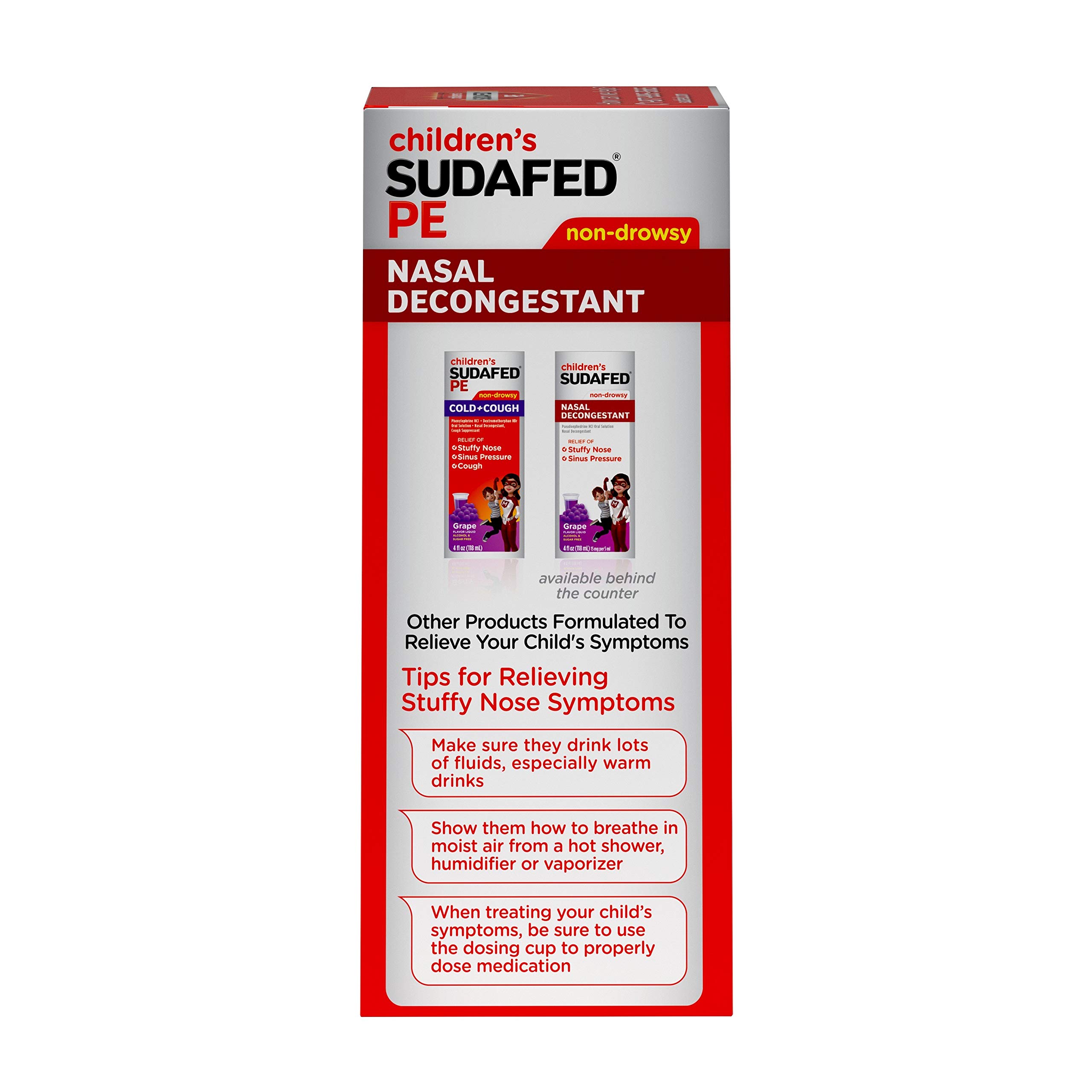 Mua Sudafed Children's PE Nasal Decongestant, Liquid Cold Relief ...