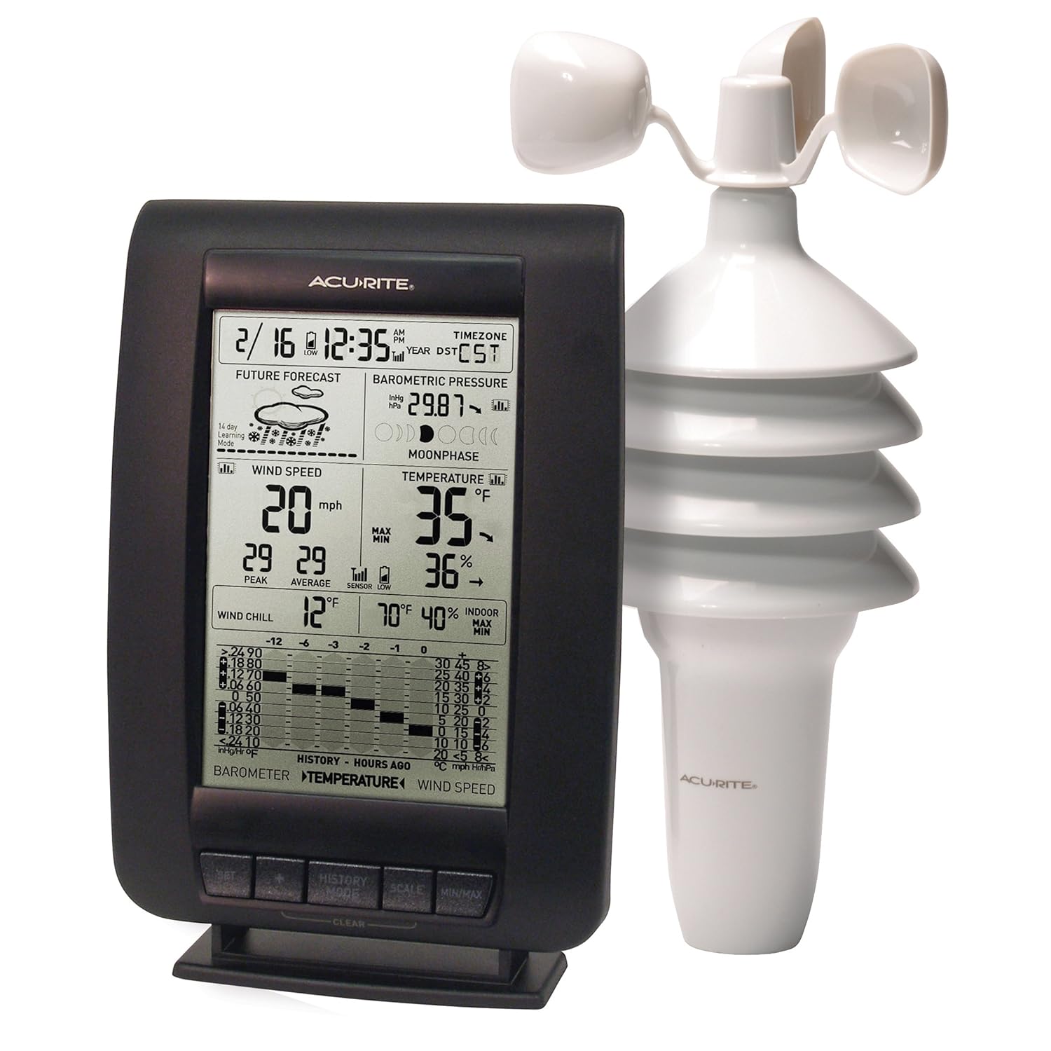 Buy ACURITE Chaney Instruments Acu-Rite Wireless Weather Station with ...