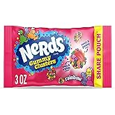 Amazon.com : NERDS Gummy Clusters Candy, Rainbow, Crunchy and Gummy, 8 ...