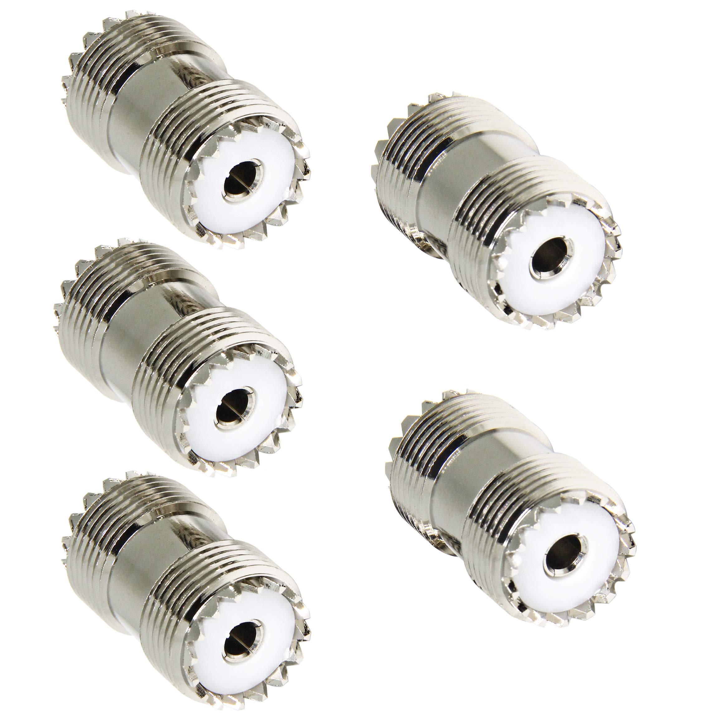 Mua PL259 Barrel Connector, 5 Pack UHF Female to Female Coax Coaxial ...