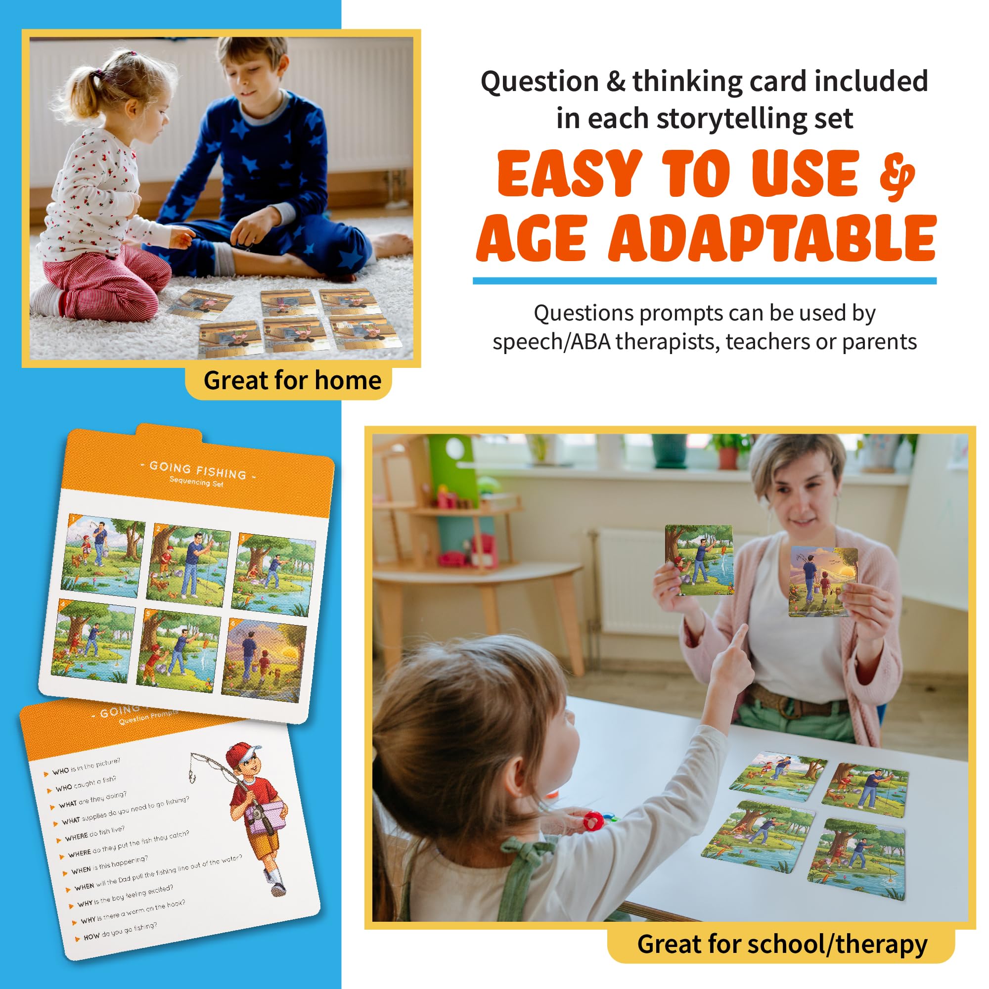 Mua SPARK INNOVATIONS Sequencing Cards, Speech Therapy, Autism Therapy ...