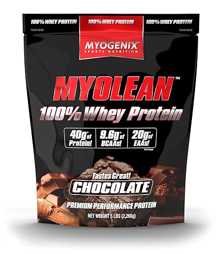 Myogenix Myolean Whey Protein Powder - 20 Grams of Protein per Serving ...