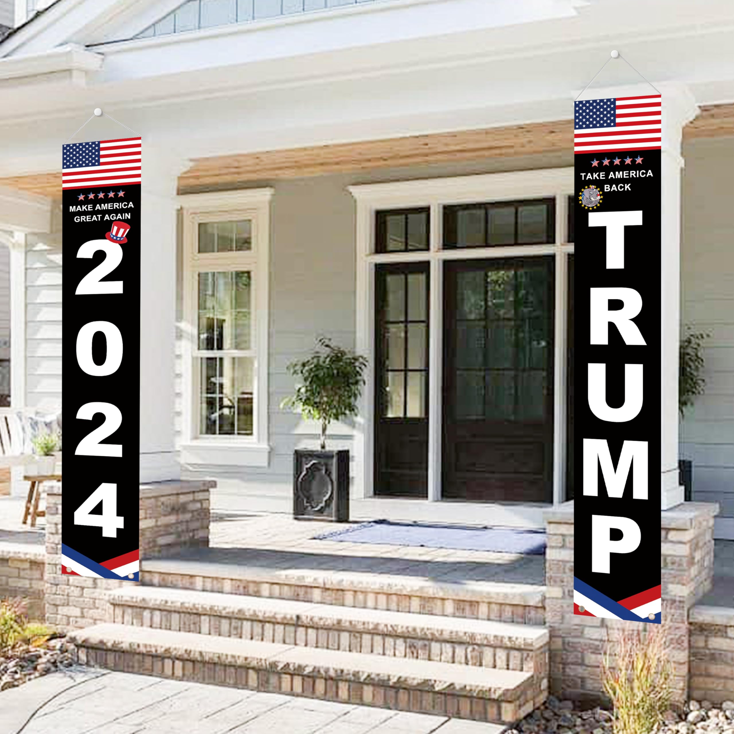 Trump Yard Signs, 2024 Flag 5.9 * 1ft Trump Flags Large Hanging Banners ...