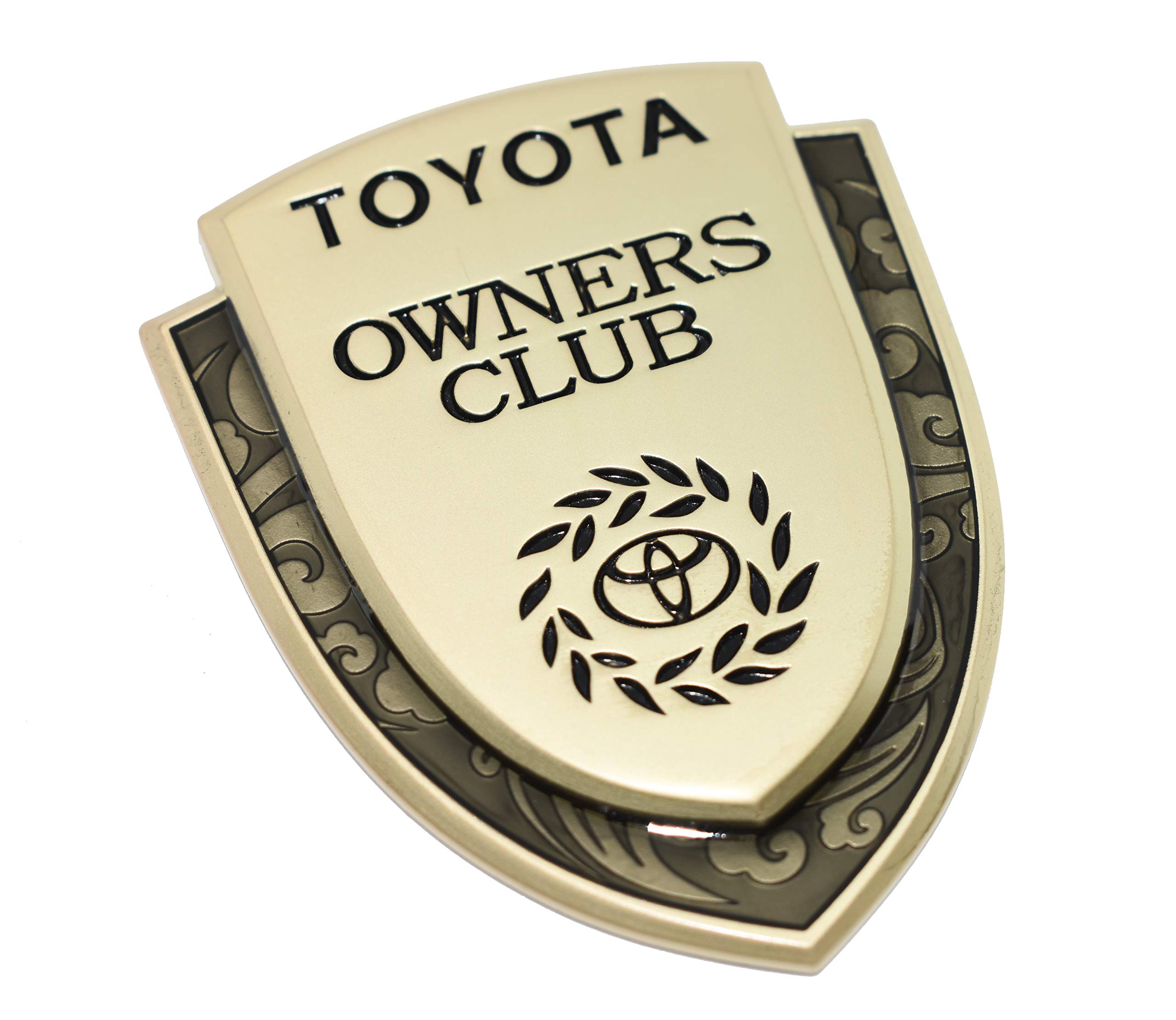 Buy Incognito 7 3D Laxury Toyota Owners Club Logo Toyota Shield Badge