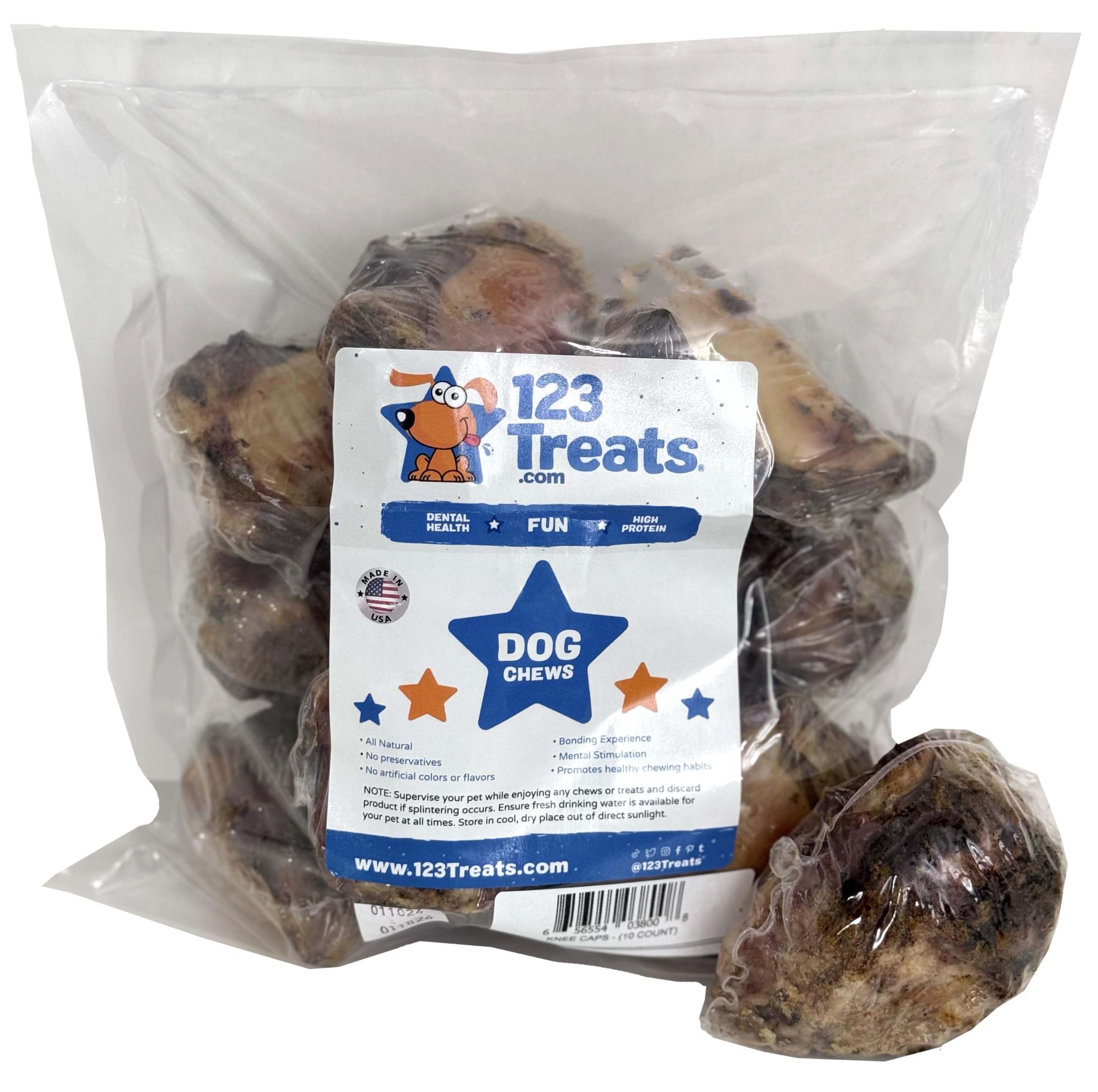 Mua Knee Cap Beef Bones 100% Natural Dog Bones, Made from Premium USA ...