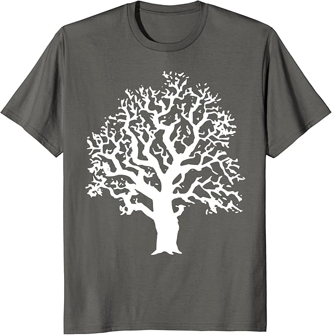 Amazon.com: Oak Tree T Shirt Tree Natural Oak Tree Woodsman Tee Shirt ...