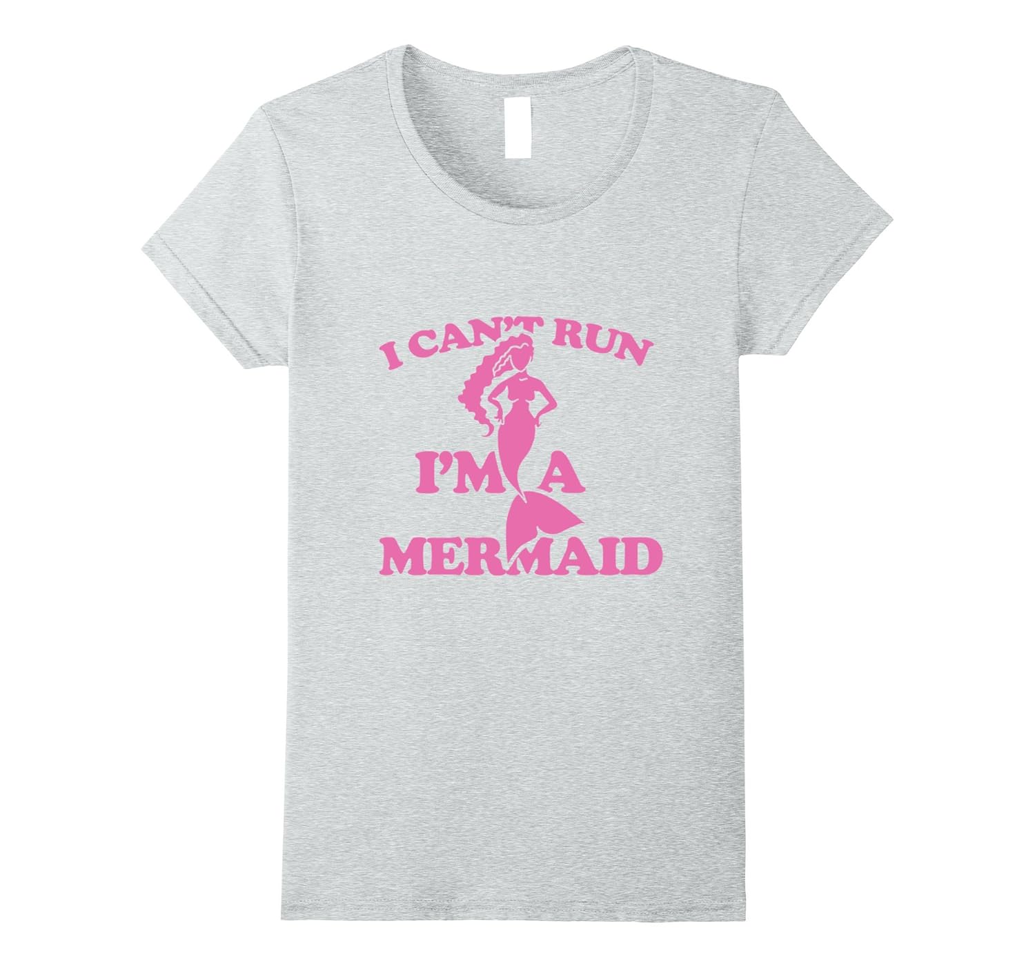 I can’t run I’m a mermaid t-shirt mermaid running humour tee