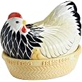 Amazon.com: Mason Cash Mother Chip Resistant Hen Nest Egg Storage ...