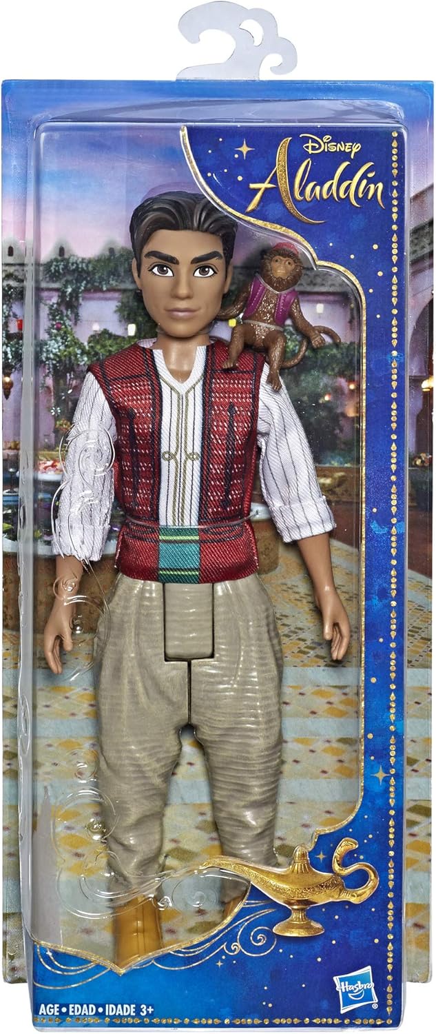 Disney Aladdin Fashion Doll with Abu, Inspired by Disney’s Aladdin Live ...