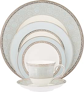 Amazon.com | Lenox Westmore 5-Piece Place Setting, White: Dinnerware ...