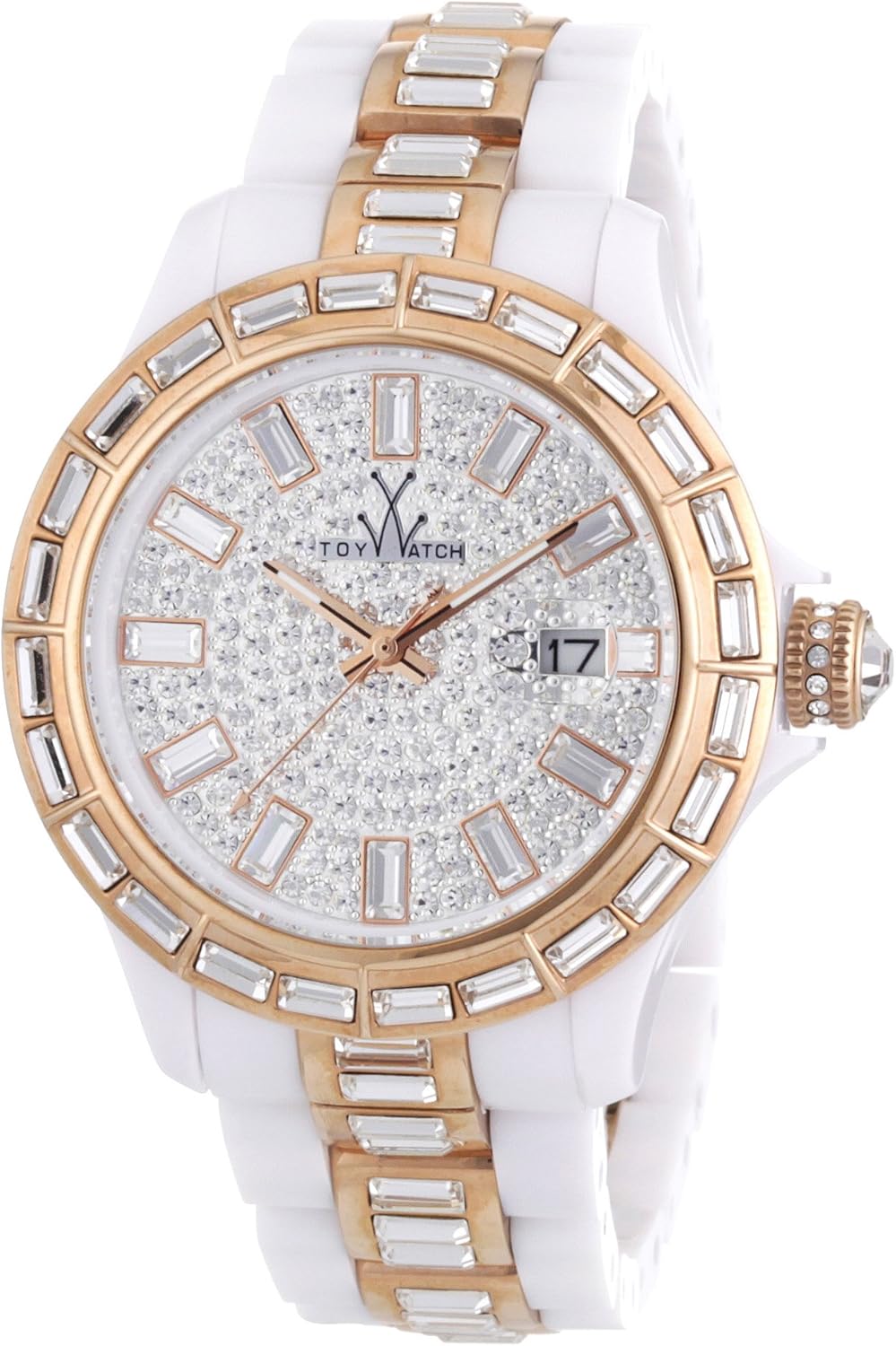 ToyWatch Unisex Quartz Watch with Black Dial Analogue Display Mixed ...