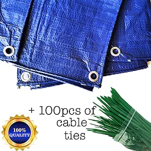 Small Tarps 4x6, Multipurpose Cover or Great Tent For Gardening Camping ...