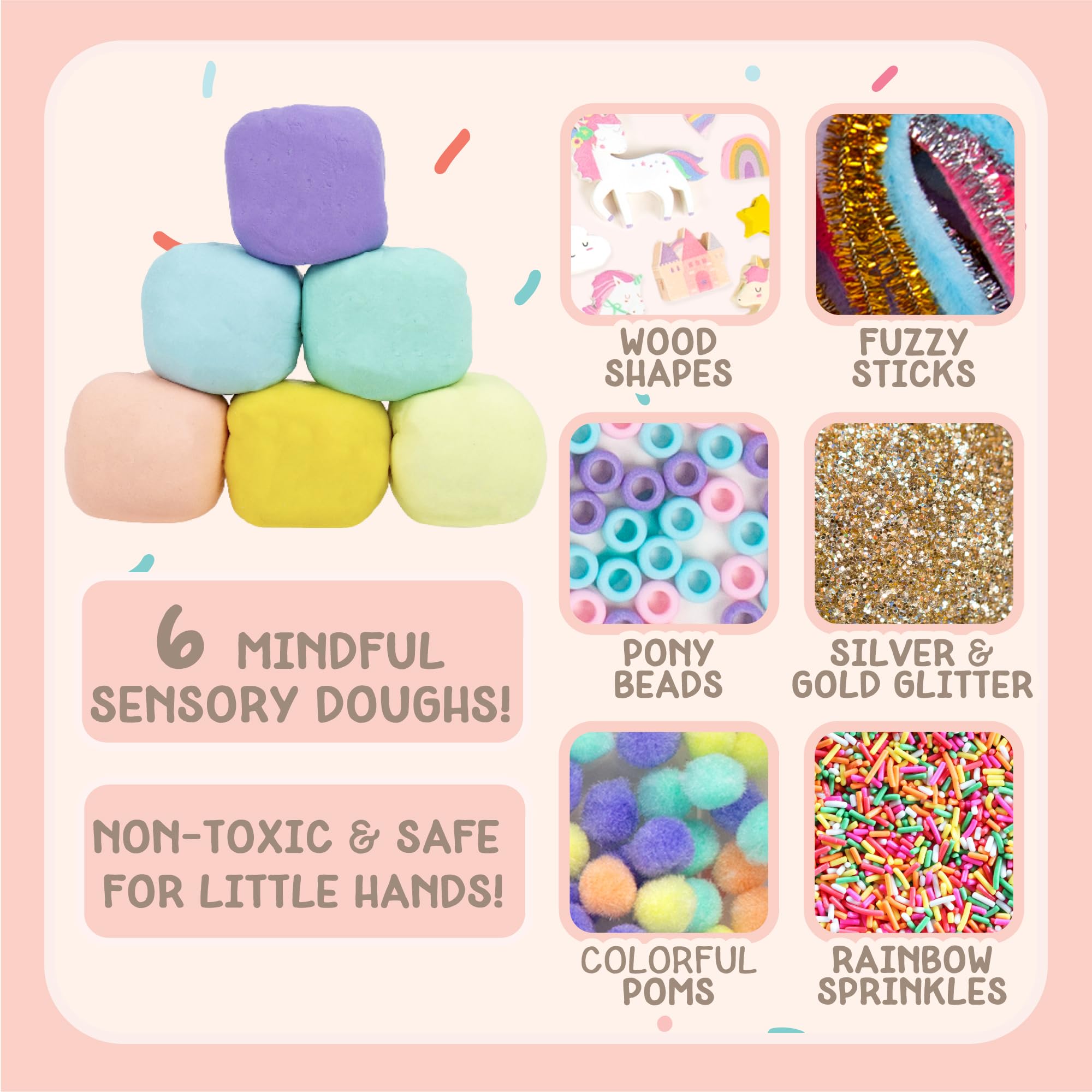 Mua Story Magic Rainbow Unicorn Sensory Play Set, Build Cognitive ...