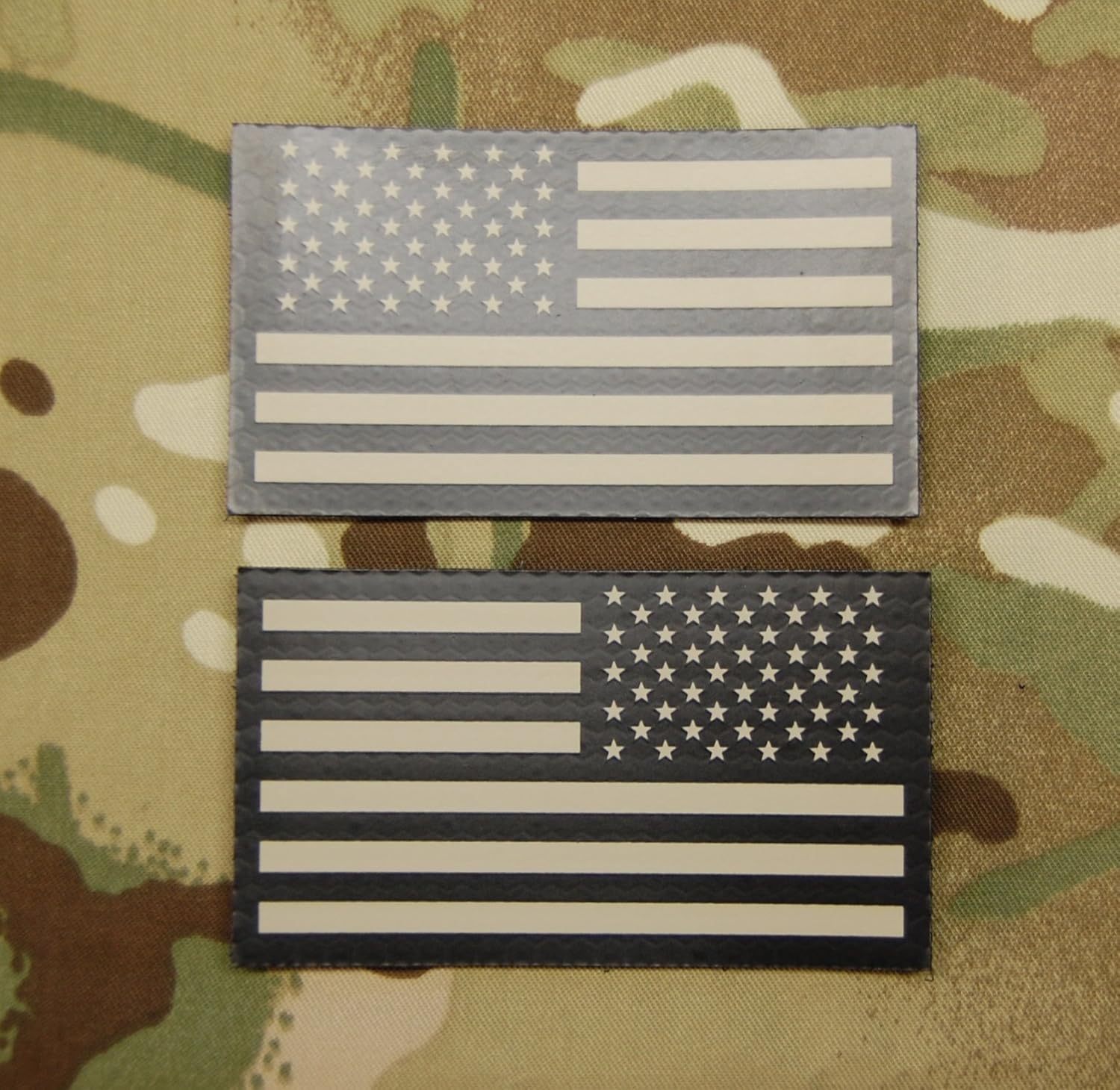 Amazon.com: Infrared US Flag Patch Set - Tan & Black: Arts, Crafts & Sewing