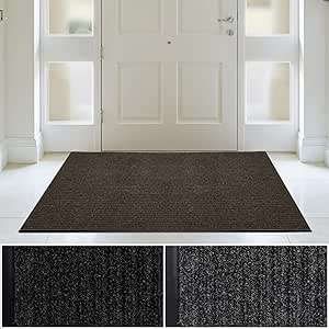 iCustomRug Heavy Duty Interior/Exterior Water Proof Utility Ribbed ...