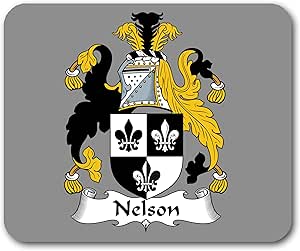 Amazon.com : Nelson Coat of Arms/Nelson Family Crest Mousepad by Carpe ...