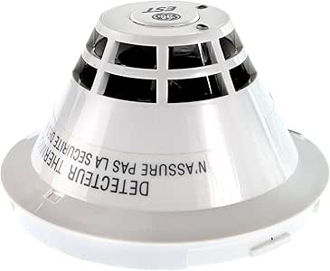 EST Edwards SIGA-HRS Intelligent Fixed Temp Heat Detector Sensor Head ...