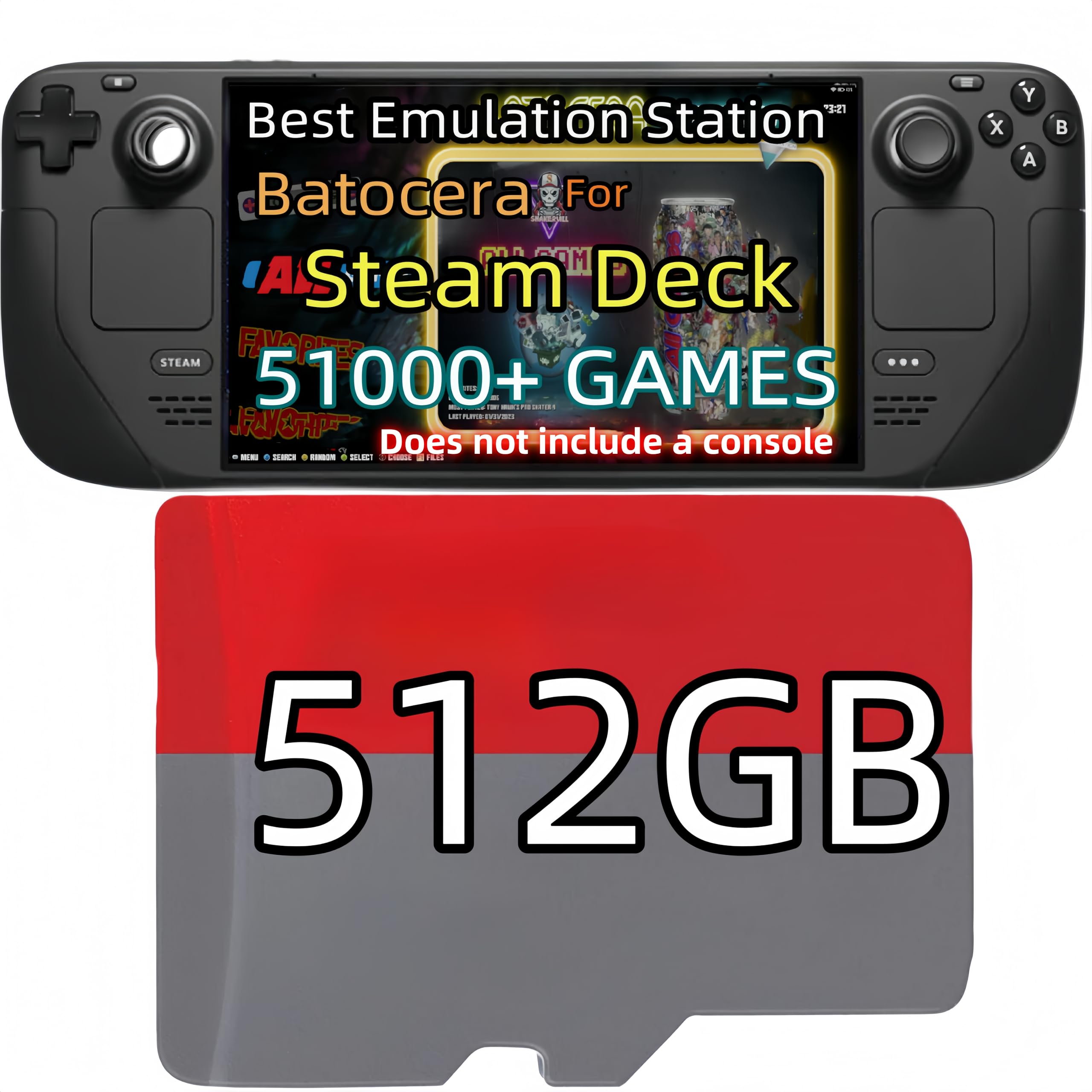 Mua 512GB Retro Game Micro SD Card for Steam Deck (Supported on OLED ...
