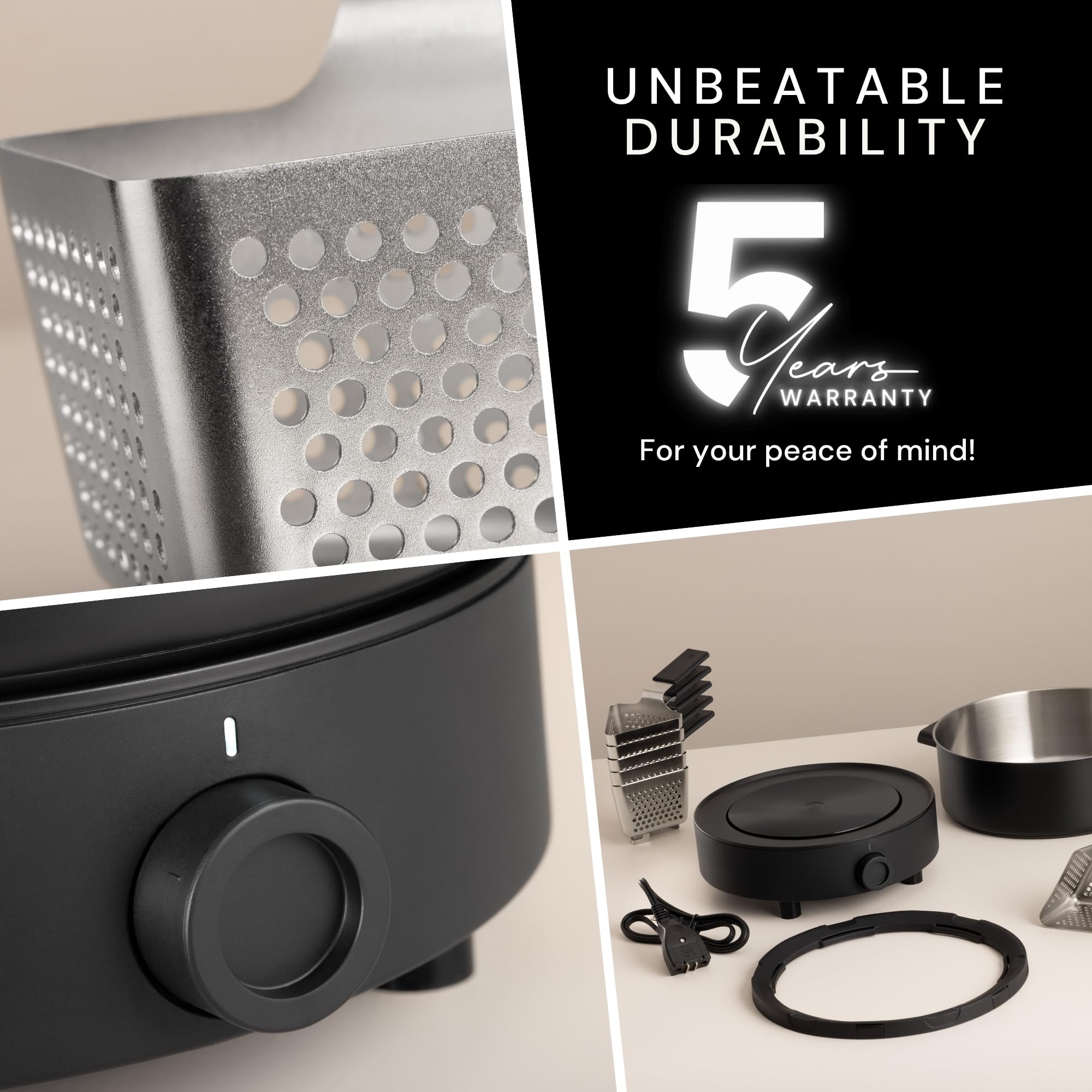 Mua Fondussimo Evolution 3 in 1 Electric Fondue Set | Broth, Cheese ...