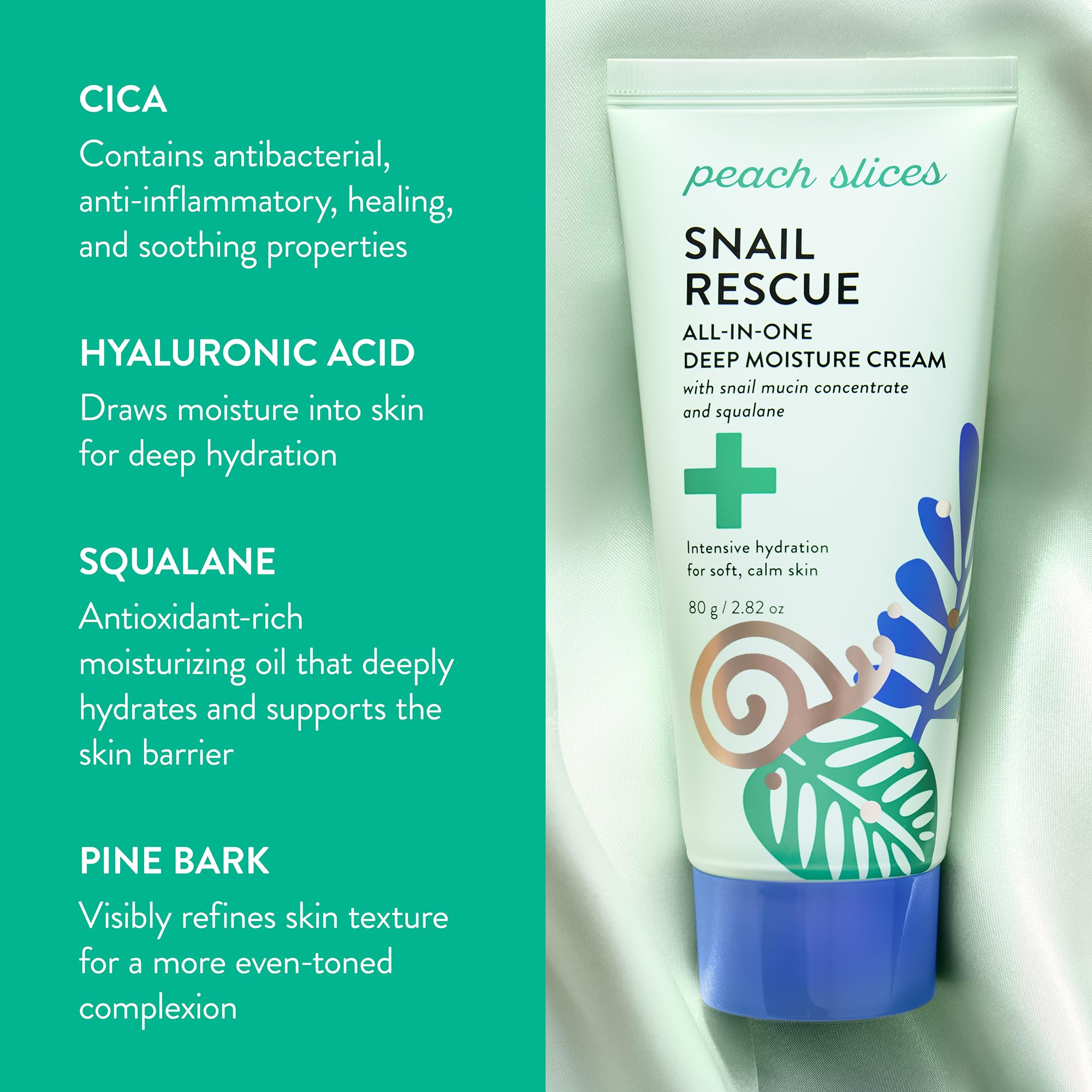 Mua Peach Slices Snail Rescue All-In-One Deep Moisture Cream, 2.82 oz ...