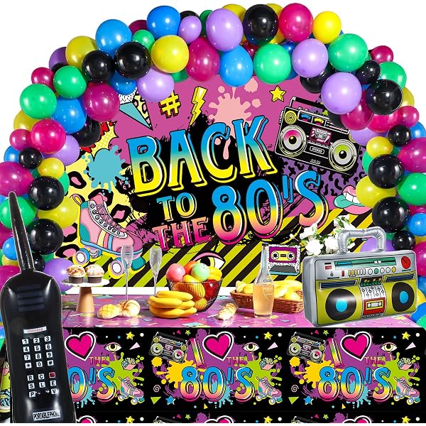 Transform your party with 80s party decorations - Check out these ideas