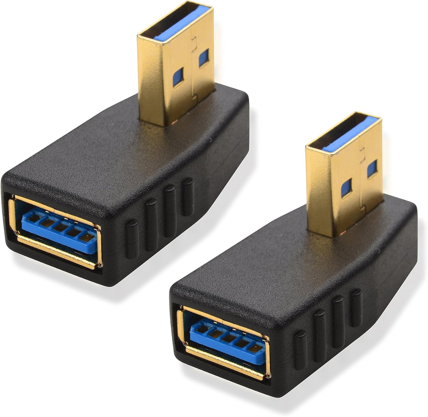 Cable Matters 2-Pack, Right Angle SuperSpeed USB 3.0 Adapter: Amazon.com.mx: Electrónicos