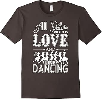 Amazon.com: Line Dance T shirts - Love And Line Dancing Shirt: Clothing