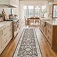 Amazon.com: Washable Kitchen Runner Rug - 2x10 Hallway Rug Distressed ...