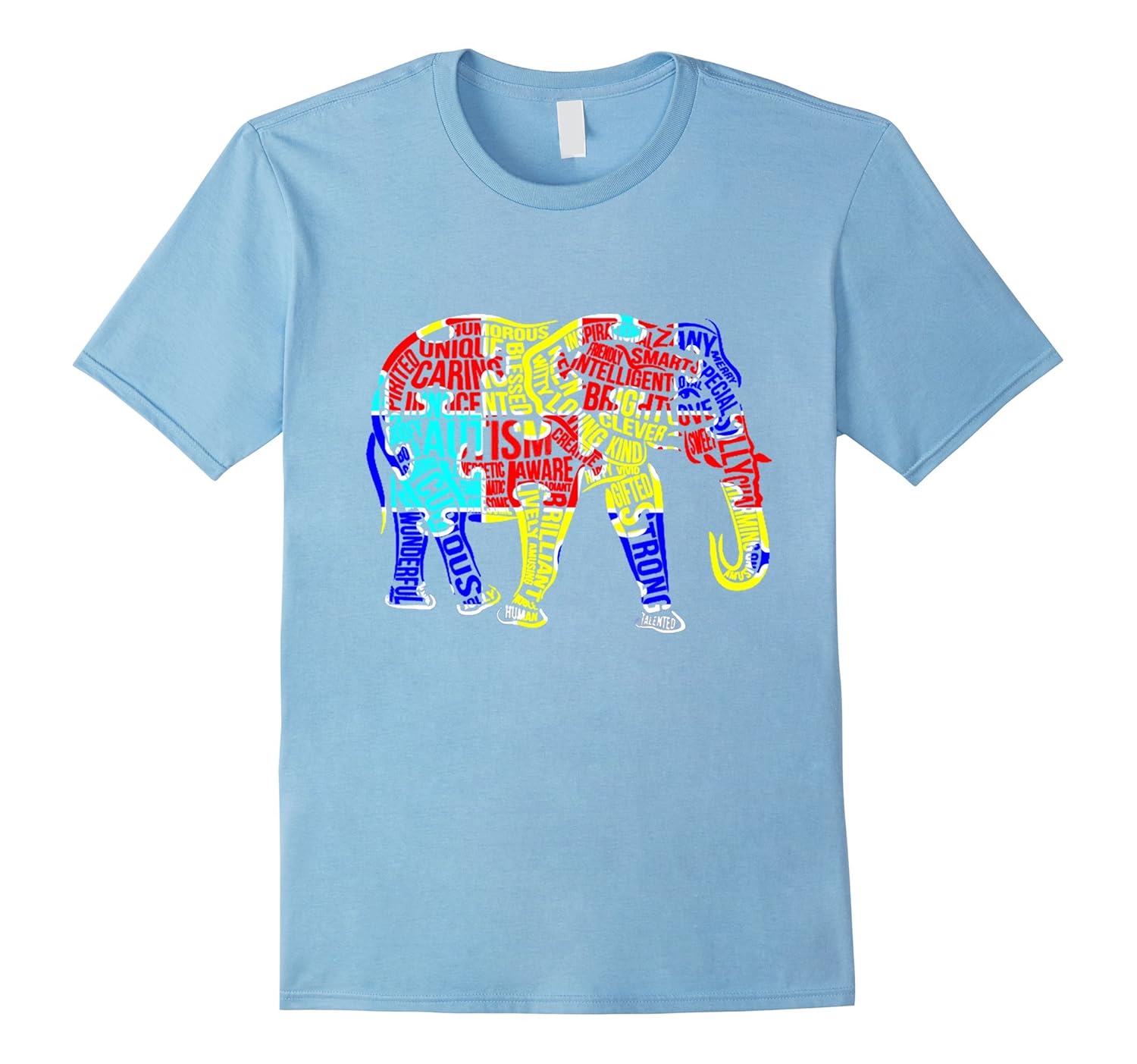 Autism Awareness Elephant Autism Awareness Day Gifts-4LVS