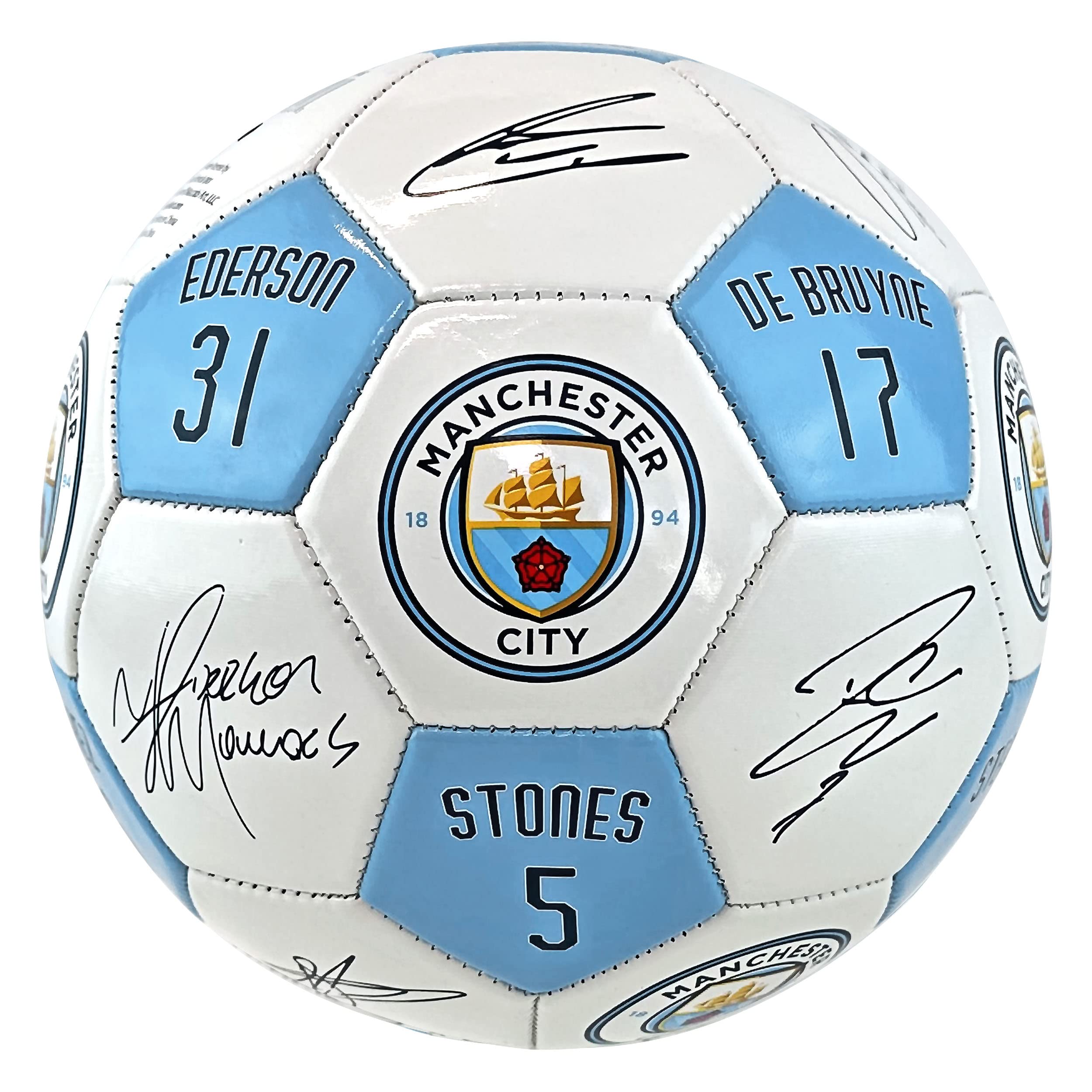 Mua Official Manchester City FC Soccer Ball with Player Signatures and ...