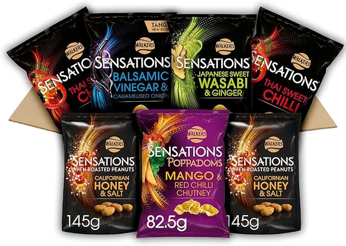 Sensations Crisps, Snacks and Nuts Sharing Box (Case of 7): Amazon.co ...