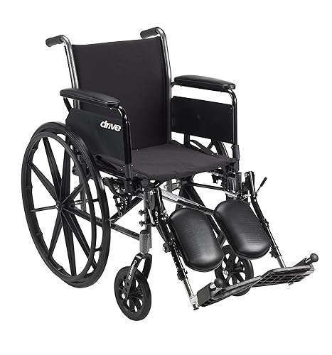Drive Medical Cruiser III Light Weight Wheelchair with Flip Back ...
