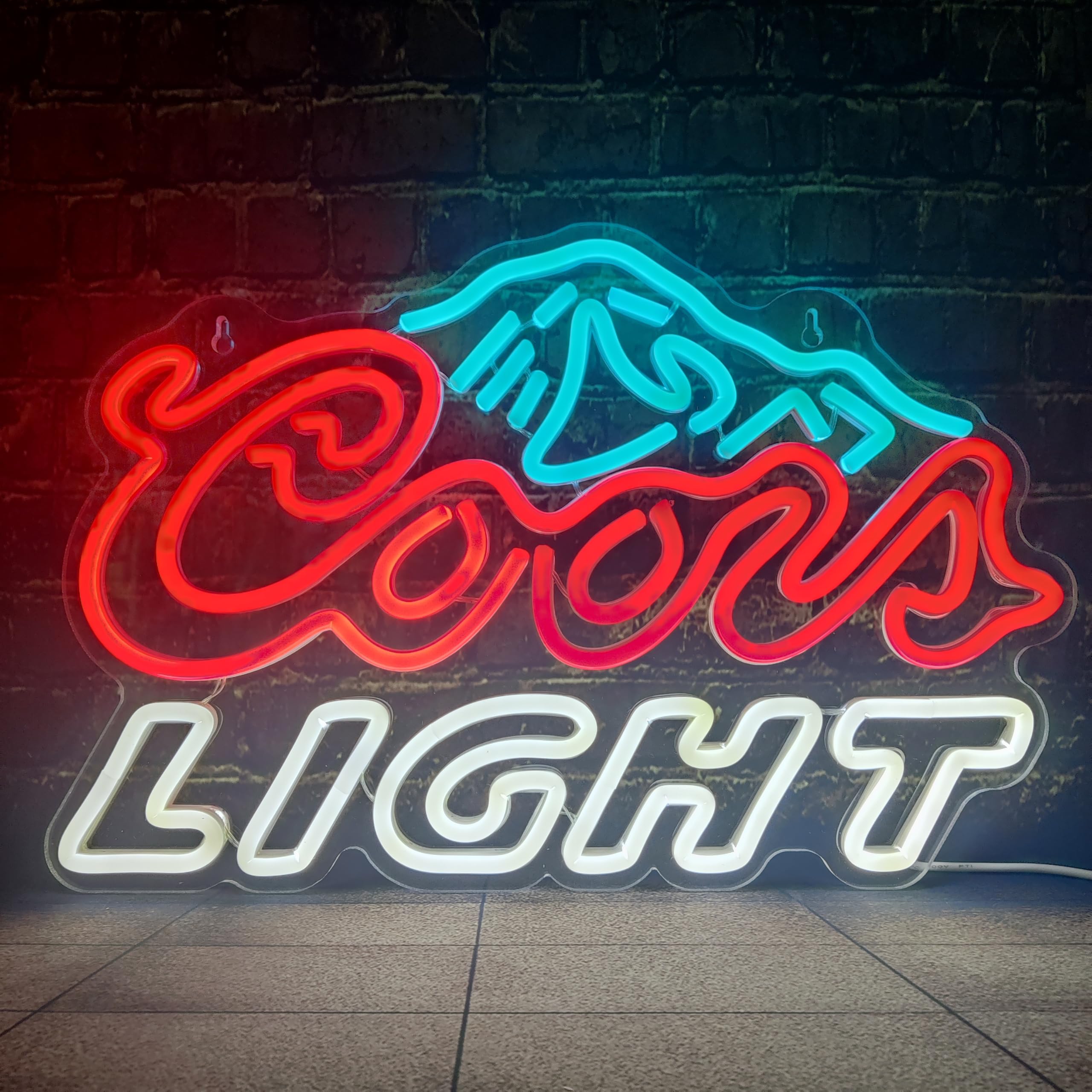 Crs LIGHT Beer Neon Sign for Wall Decor, Dimmable Home Bar Beer Neon ...