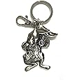 Amazon.com: Disney Alice in Wonderland Rabbit Pewter Key Ring : Toys ...