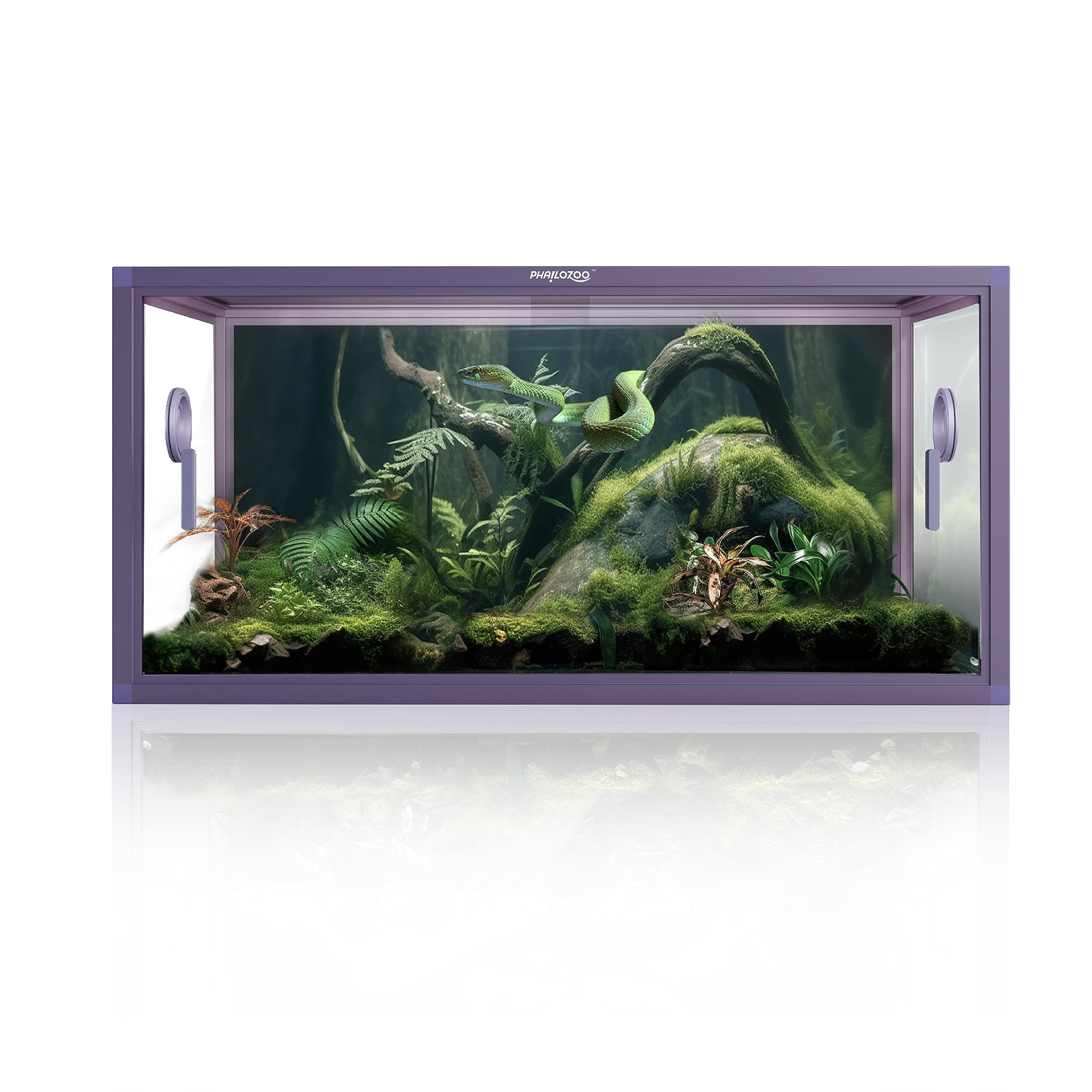 Mua 50 Gallon Reptile Tank, Front Opening Snake Tank for Easy ...