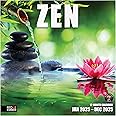 Amazon.com: RED EMBER Zen 2025 Wall Calendar 12 Month | 12" x 24" Open ...
